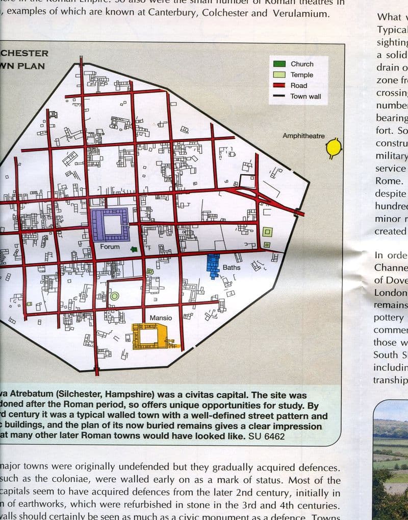 Roman Britain Ordnance Survey Historical Map