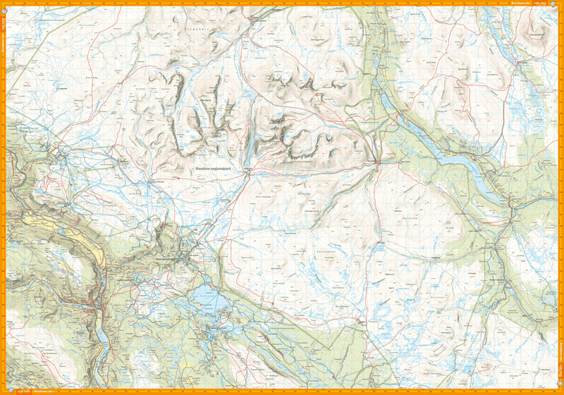 Rondane - Hiking Map - Calazo BD 310