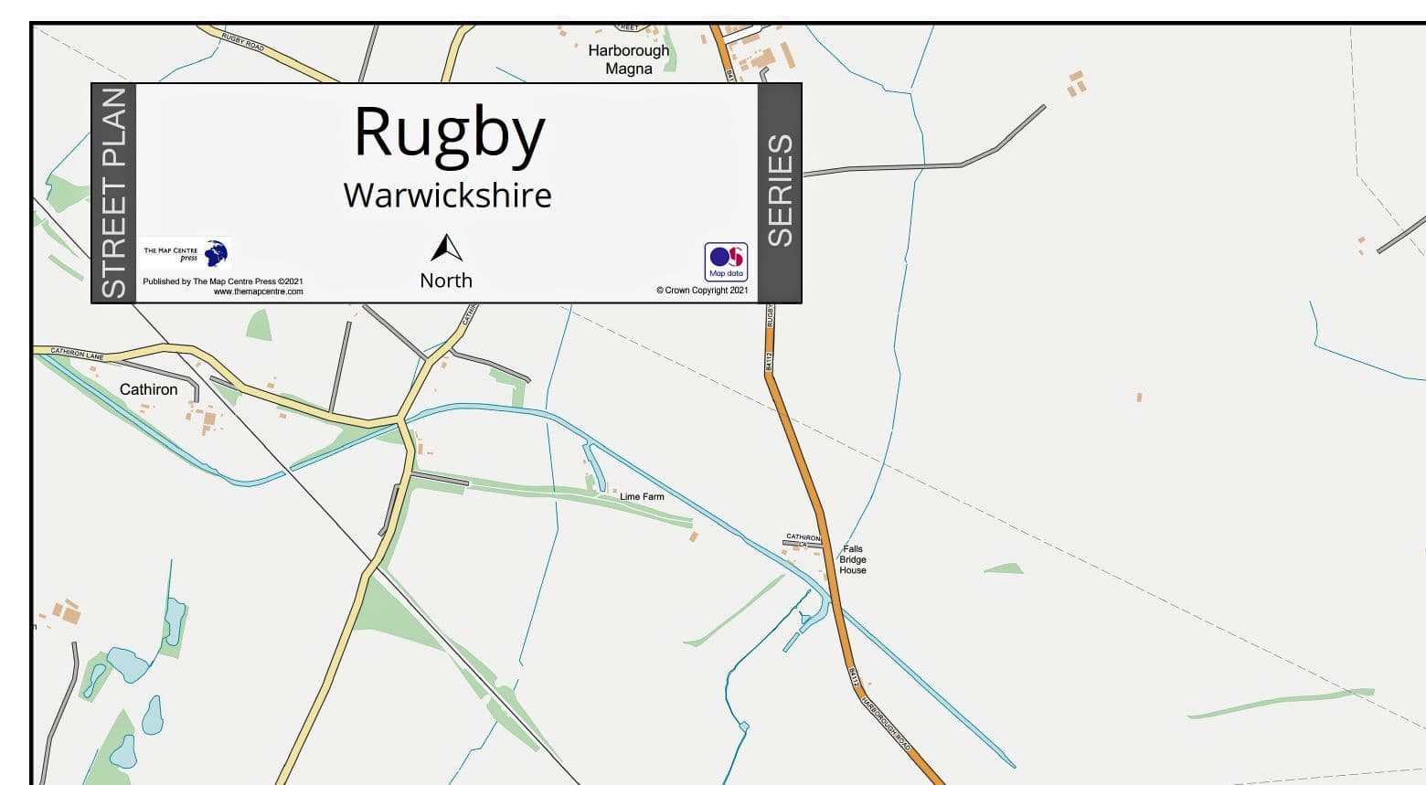 Rugby Street Map