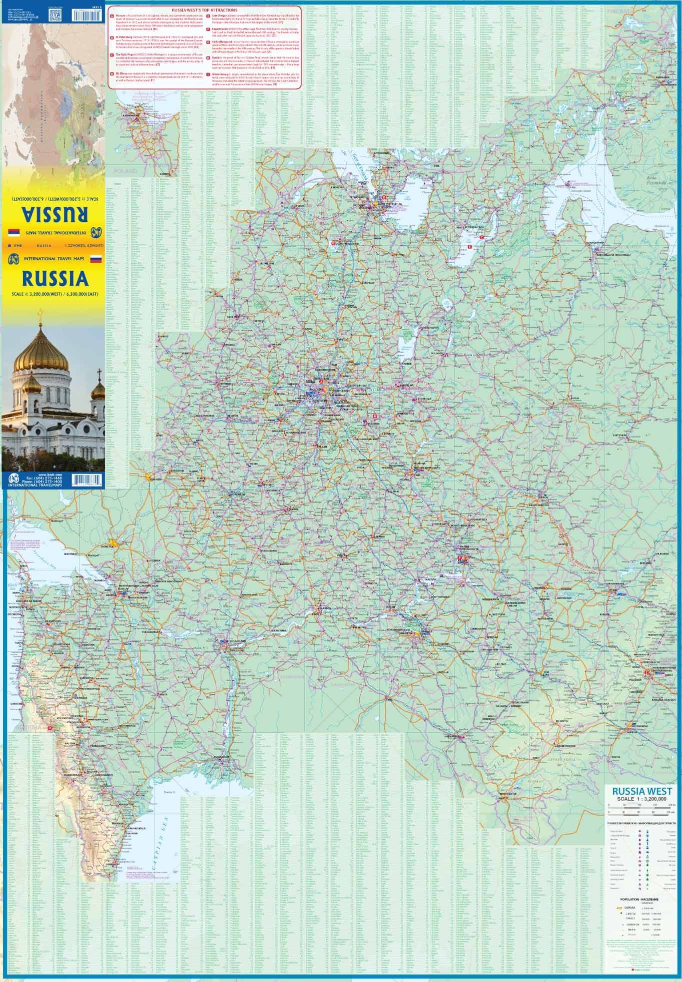 Russia Travel Map - ITM