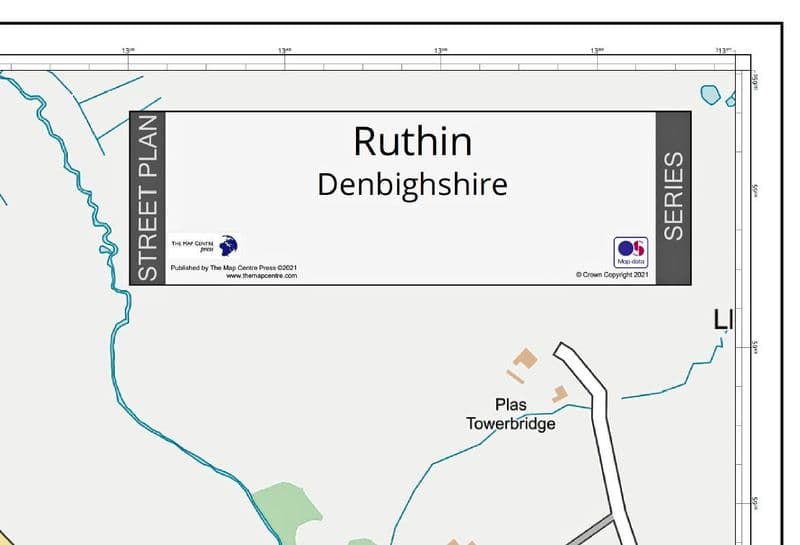 Ruthin Street Map