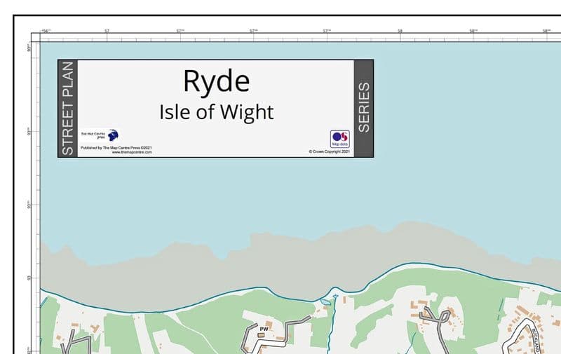 Ryde Isle of Wight Street Map