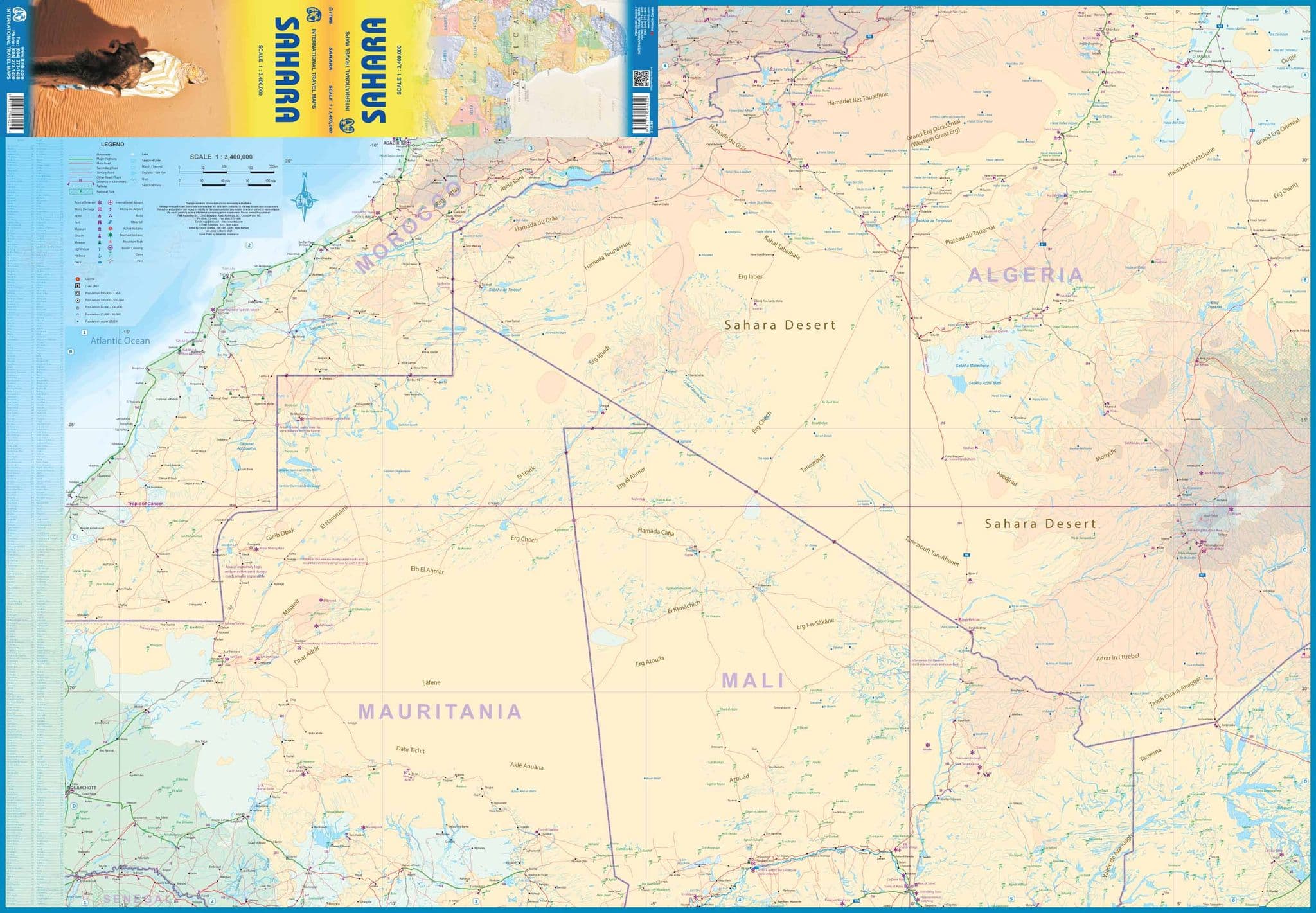 Sahara Travel Map
