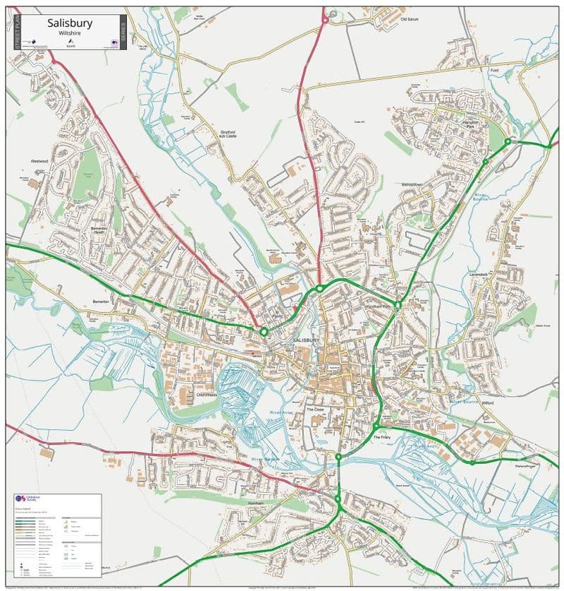 Salisbury Street Map