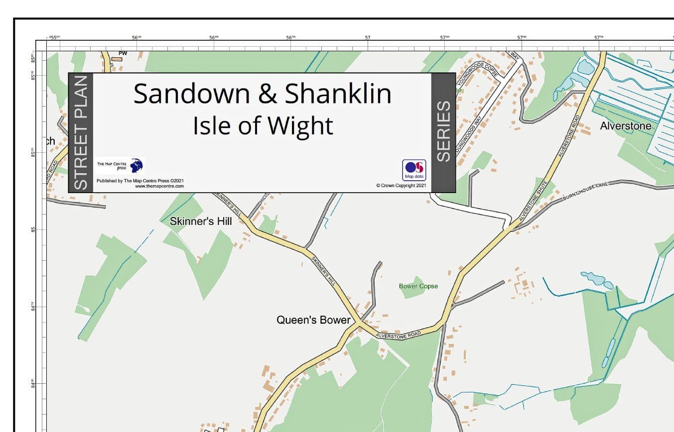 Sandown & Shanklin Street Map