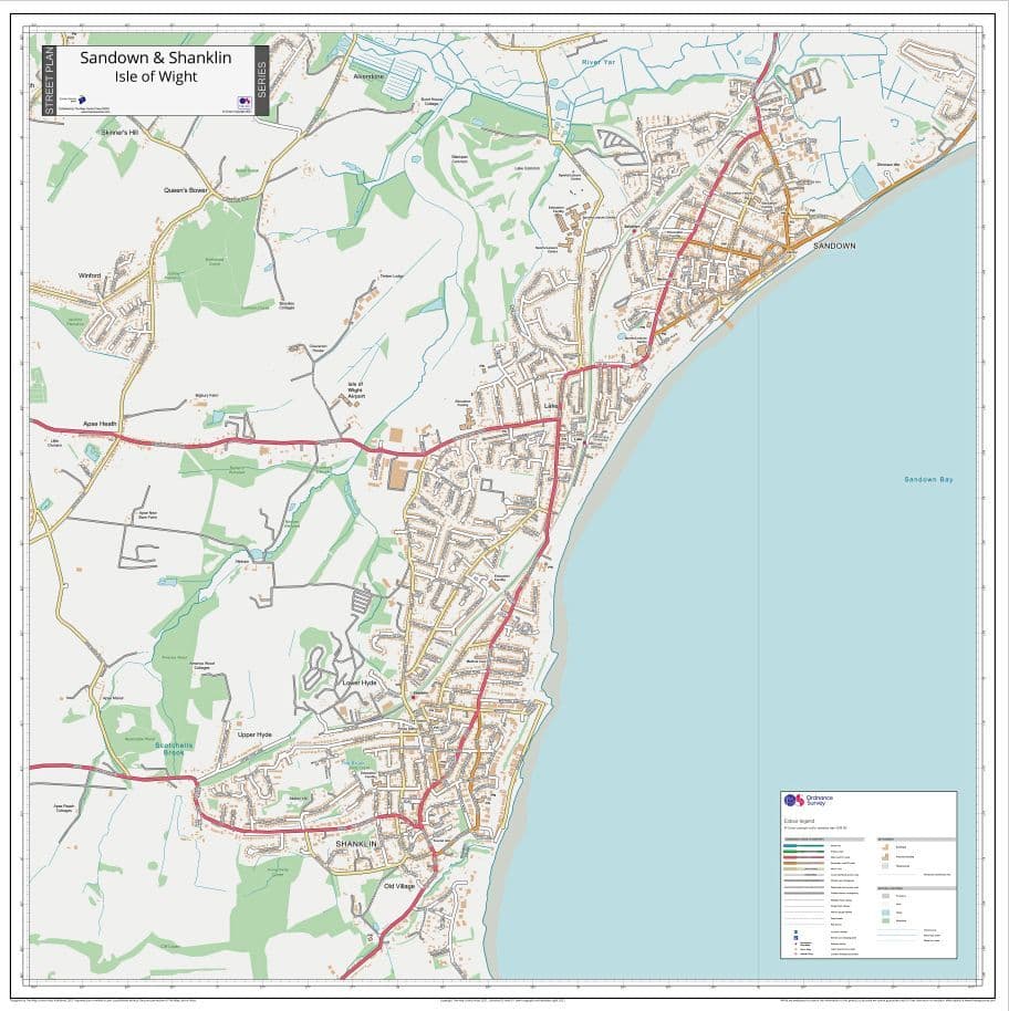 Sandown & Shanklin Street Map