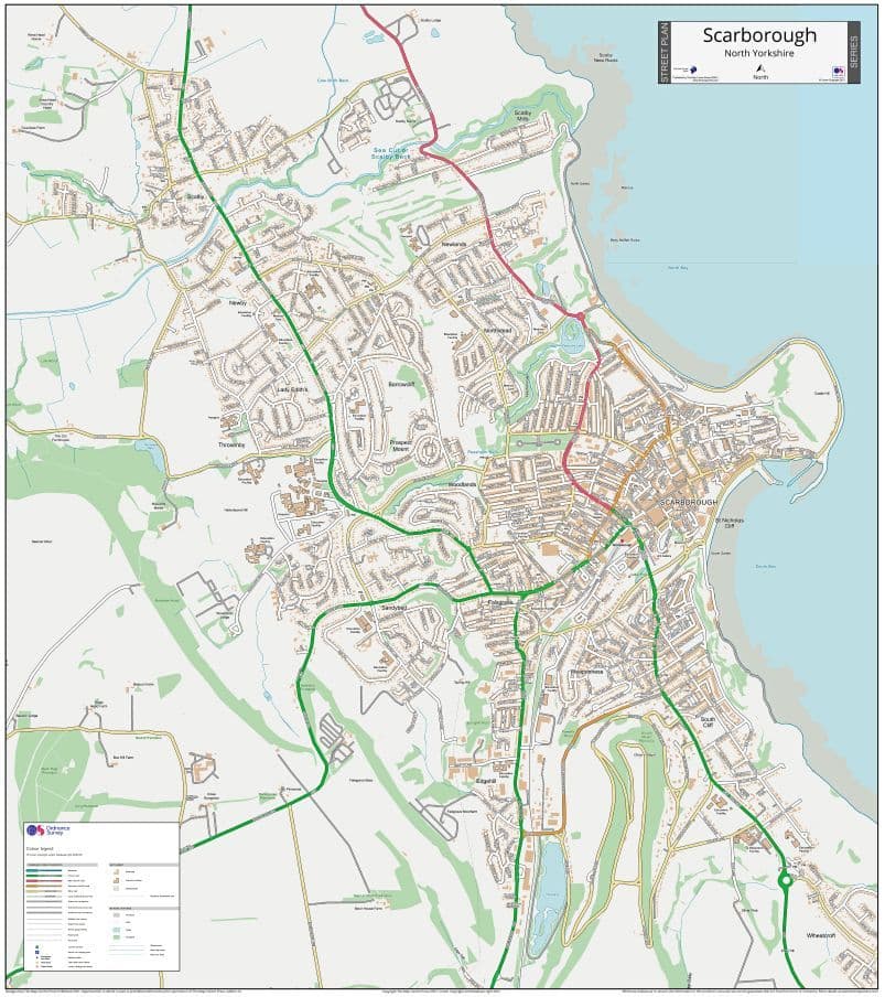 Scarborough Street Map