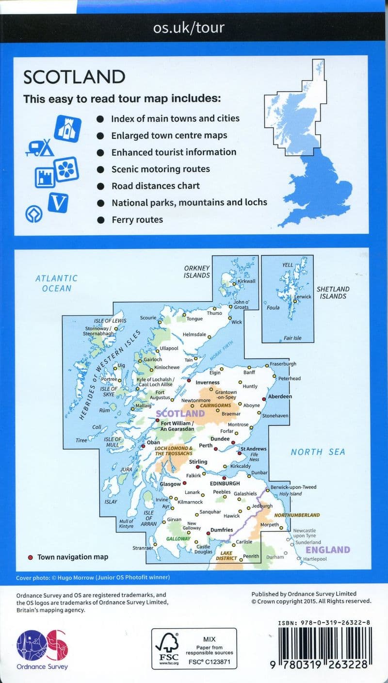 Scotland - OS Tour Map
