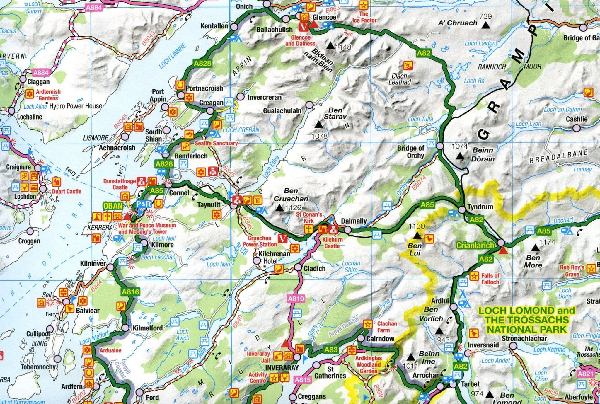 Scotland - OS Tour Map