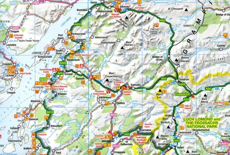 Scotland - OS Tour Map