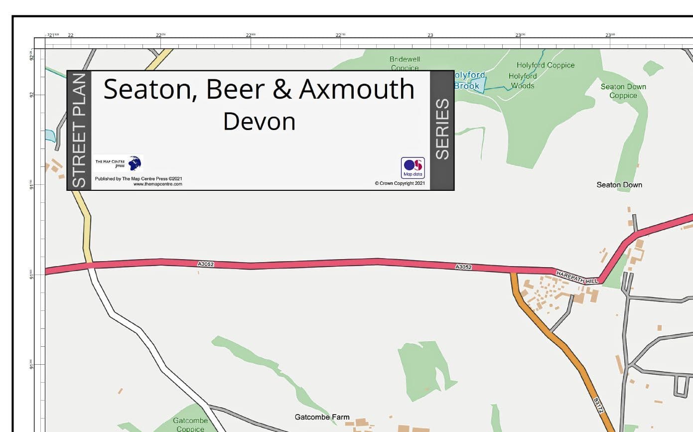 Seaton & Beer Street Map