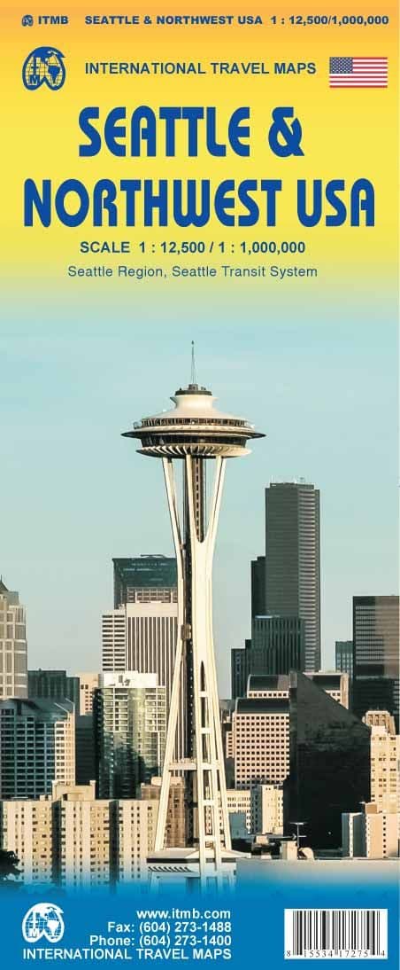 Seattle City Map & USA North West Travel Map