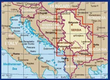 Serbia - Road Map - Reise