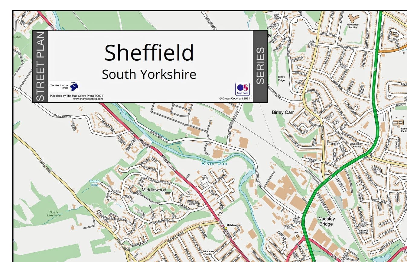 Sheffield Street Map