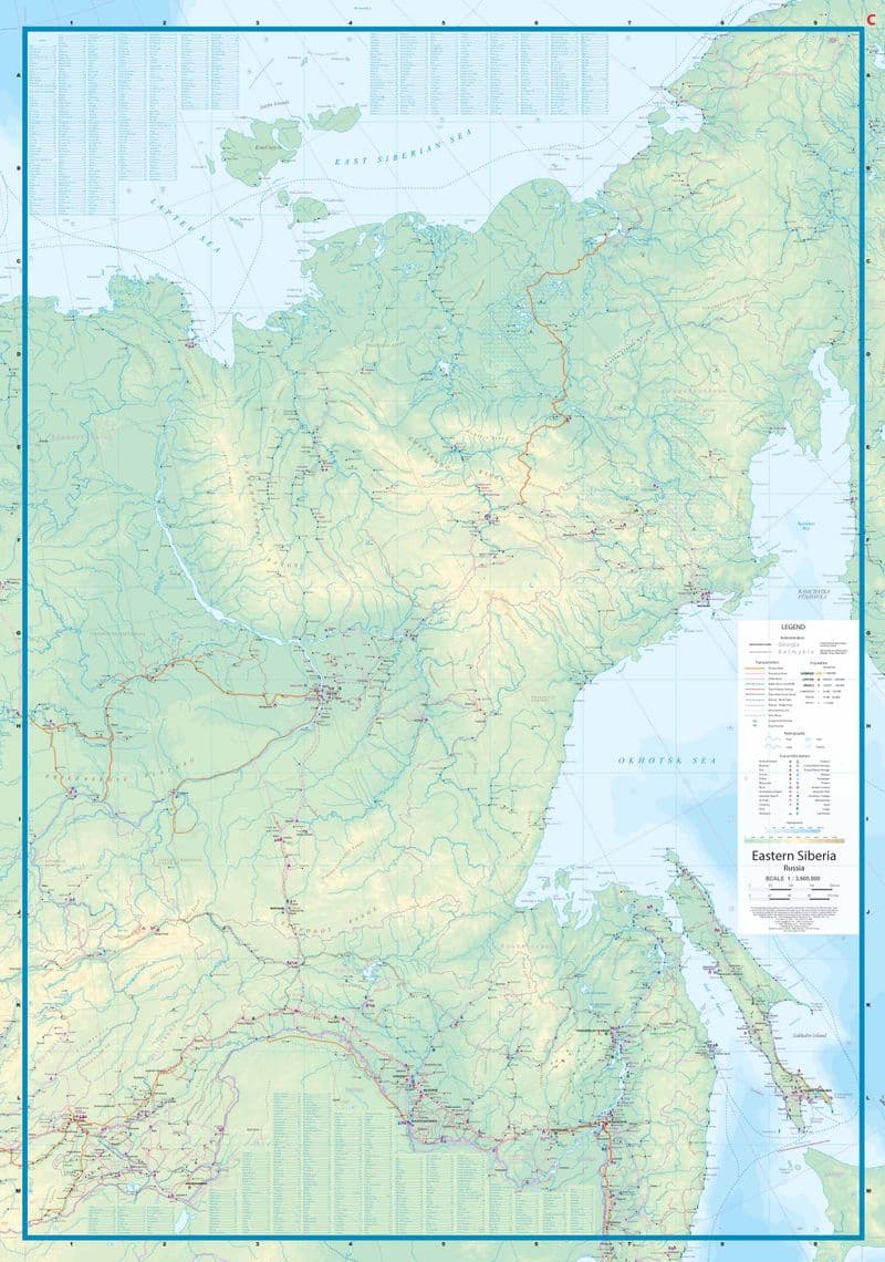 Siberia Travel Map - ITM