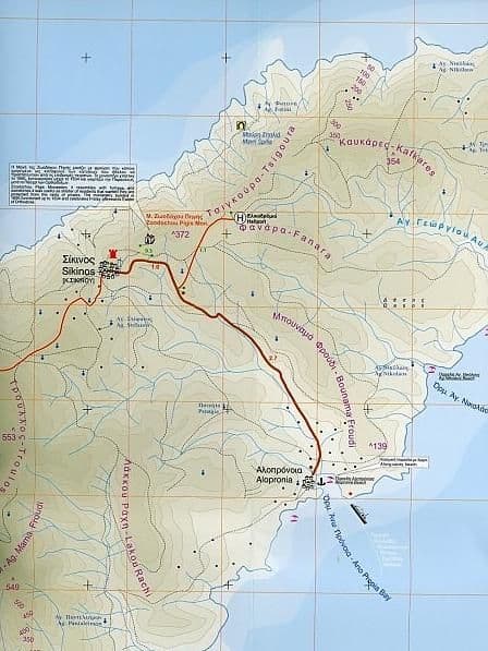 Sikinos - Holiday Map - Orama 317