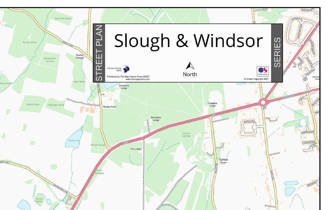 Slough & Windsor Street Map