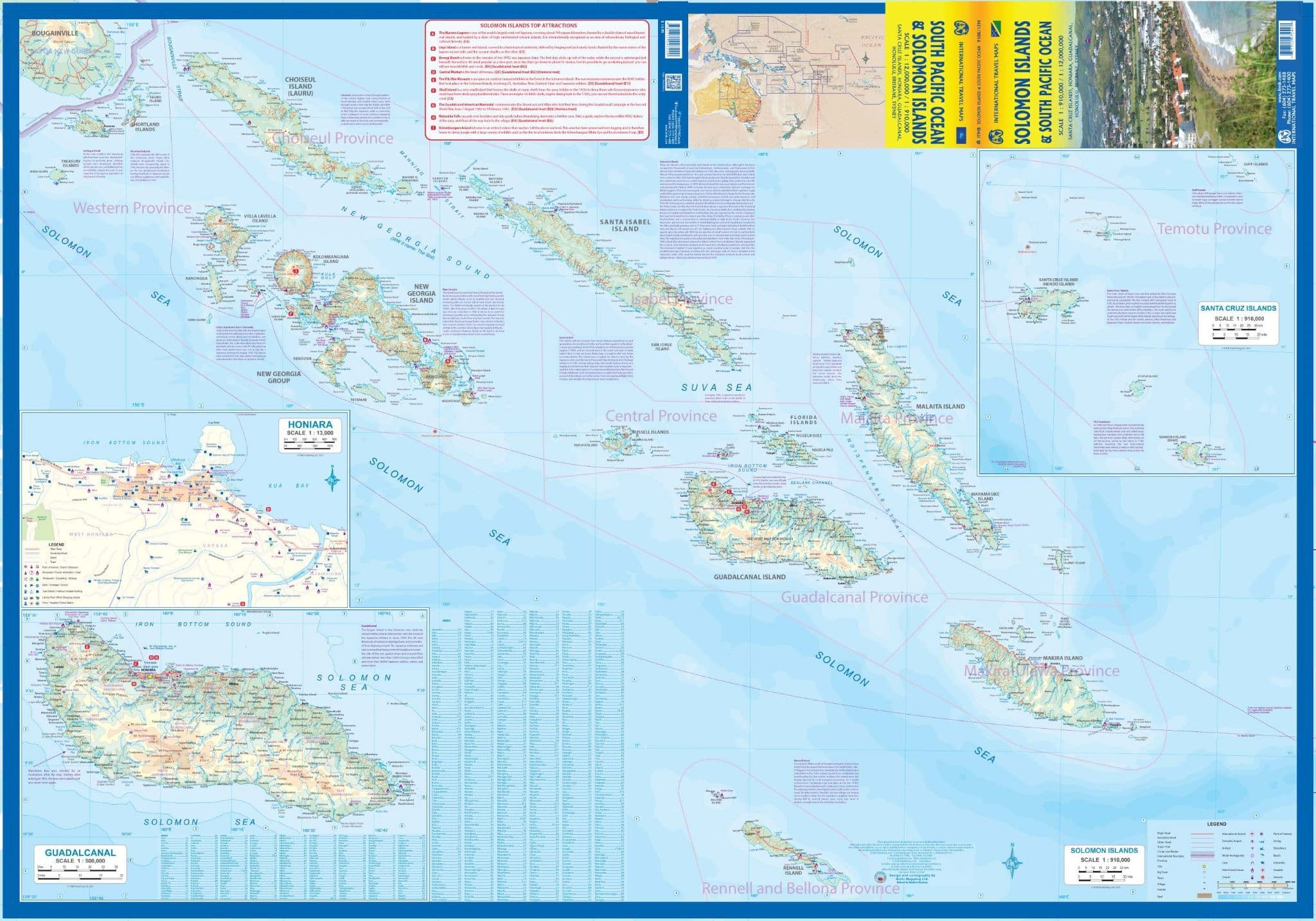 Solomon Islands Travel Map - ITM