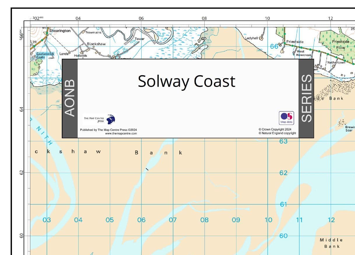 Solway Firth - AONB Wall Map - 2024