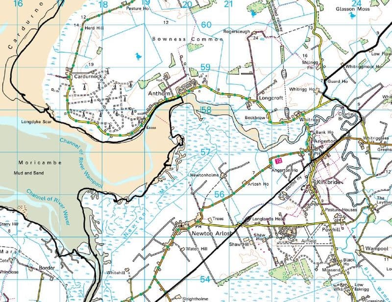 Solway Firth - AONB Wall Map - 2024