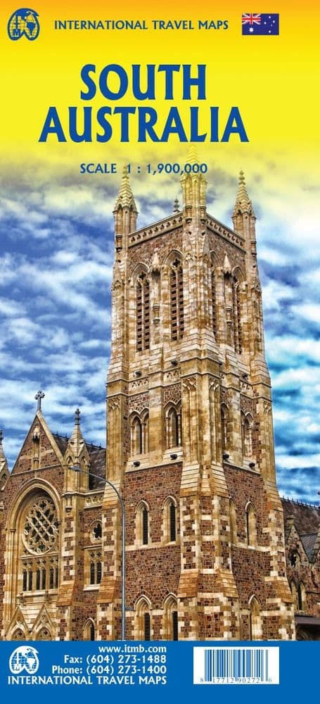 South Australia & Northern Territory - Road Map - ITM