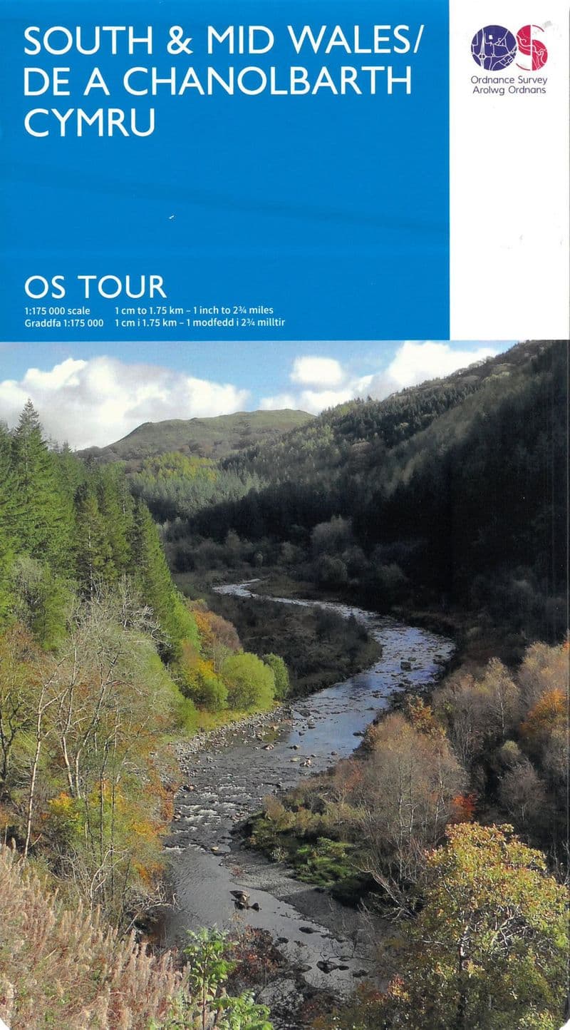 South & Mid Wales - OS Tour Map