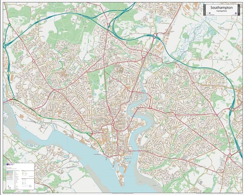 Southampton Street Map