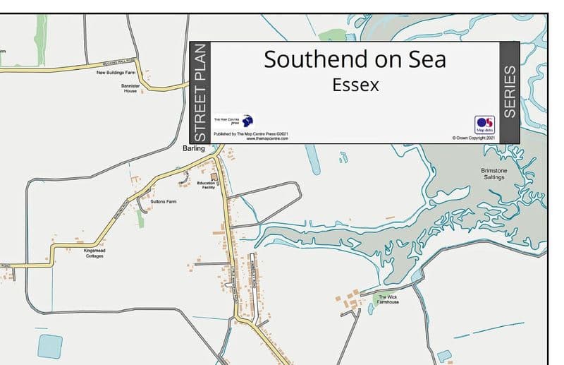 Southend on Sea Street Map