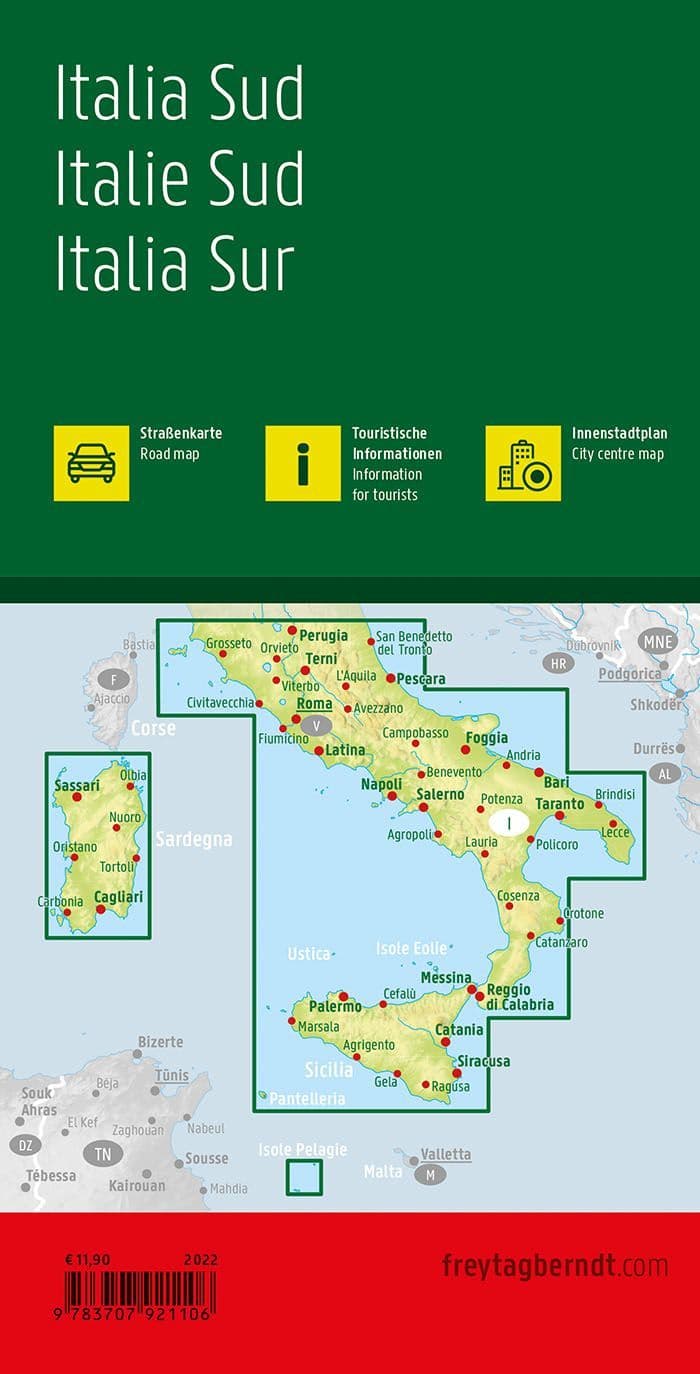 Southern Italy - Road Map - F&B