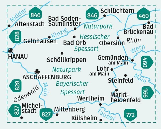 Spessart - Kompass 832