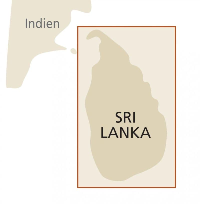 Sri Lanka Road Map - Reise