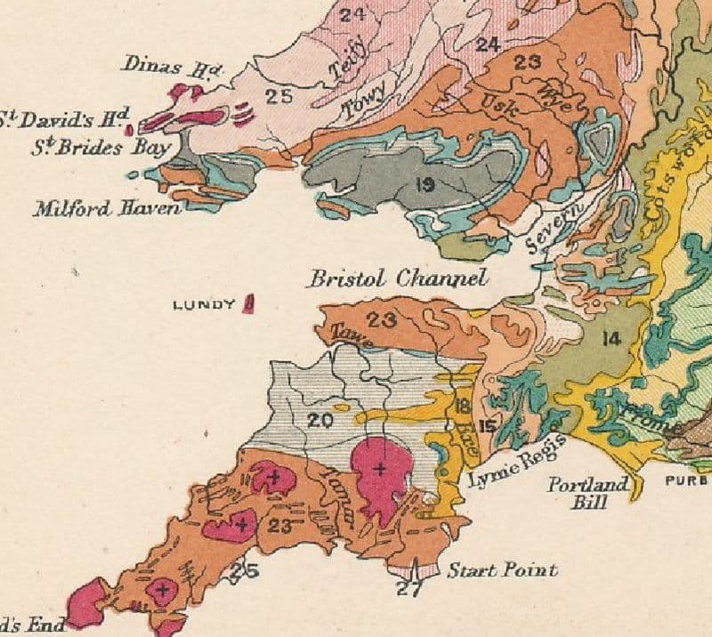 Stanford s Geological Map of Great Britain - Historical