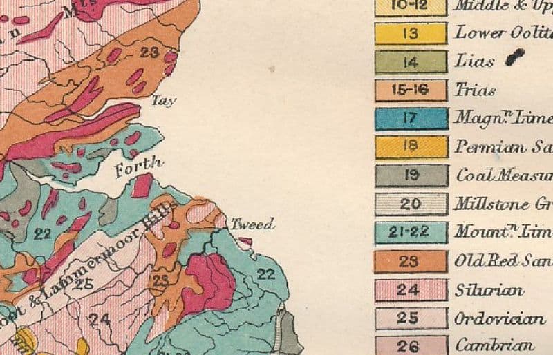 Stanford s Geological Map of Great Britain - Historical