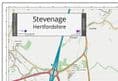 Stevenage Street Map