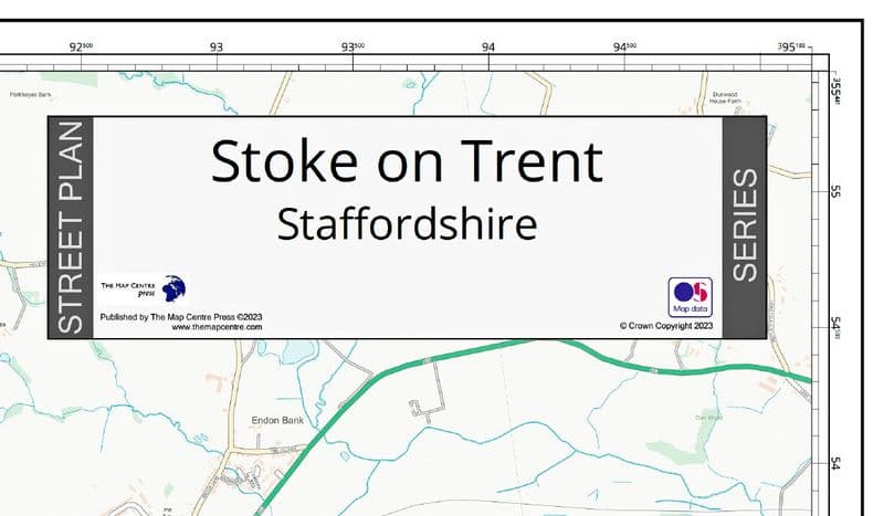 Stoke on Trent Street Map