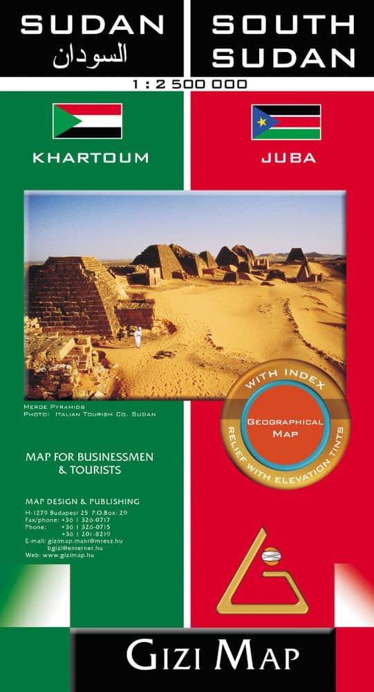 Sudan & South Sudan Road Map - Gizi