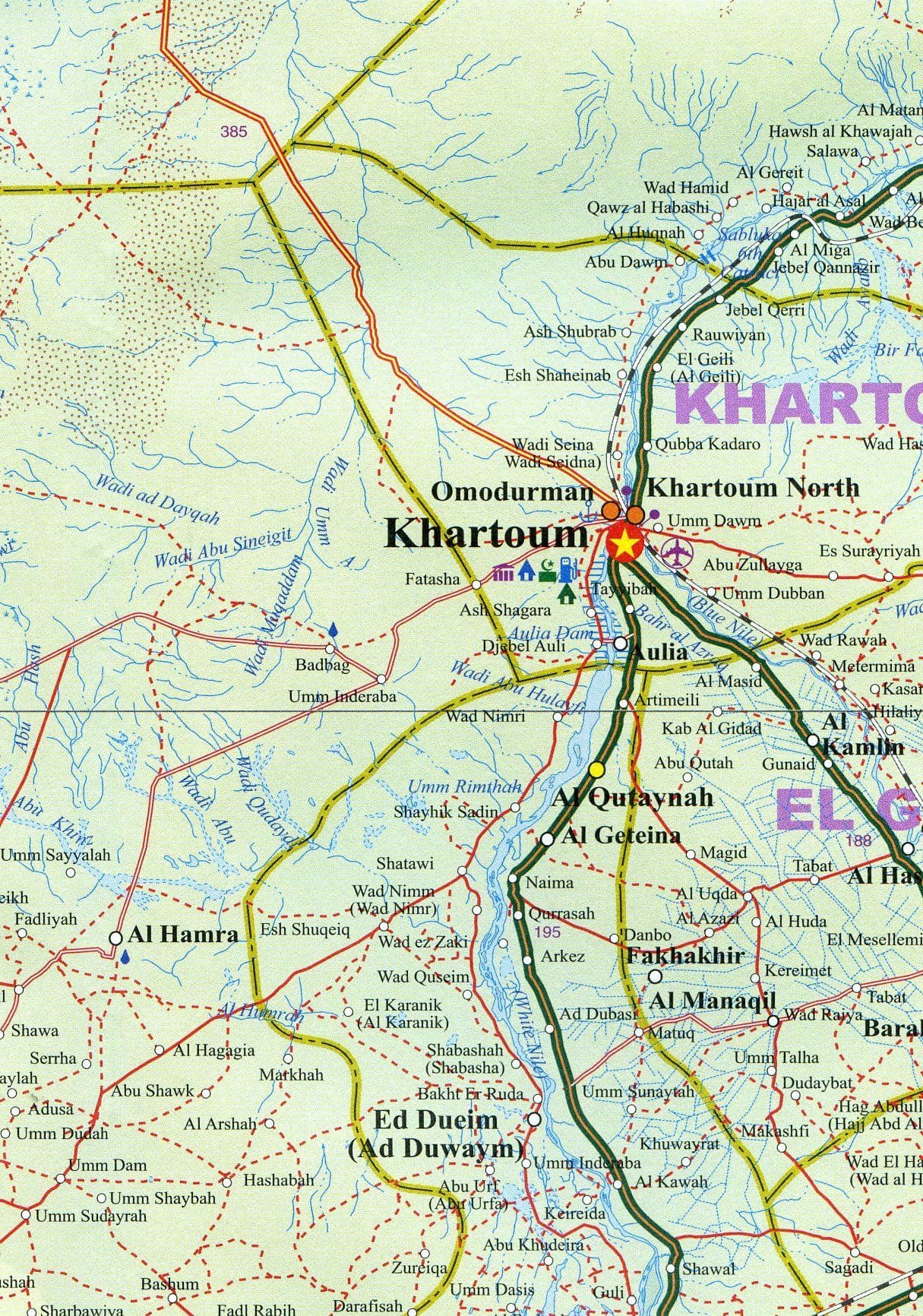 Sudan Travel Map - ITM