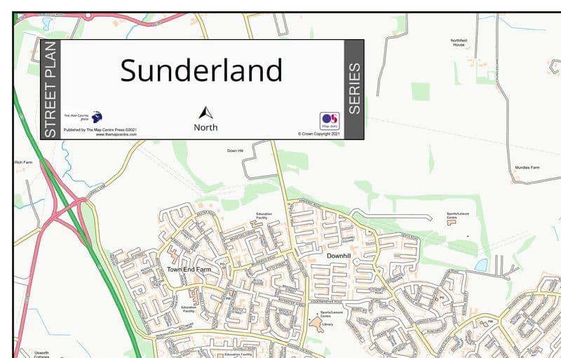 Sunderland Street Map