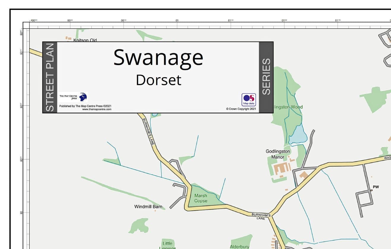 Swanage Street Map