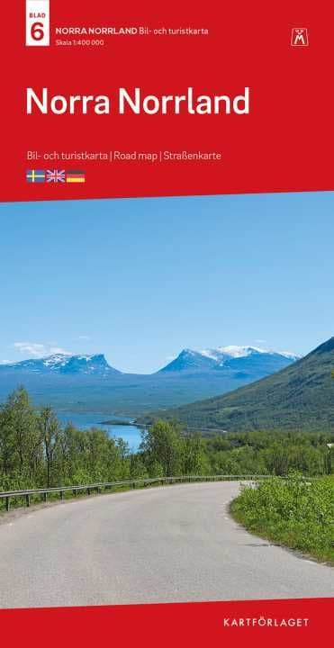 Sweden Regional Map 6 Lapland