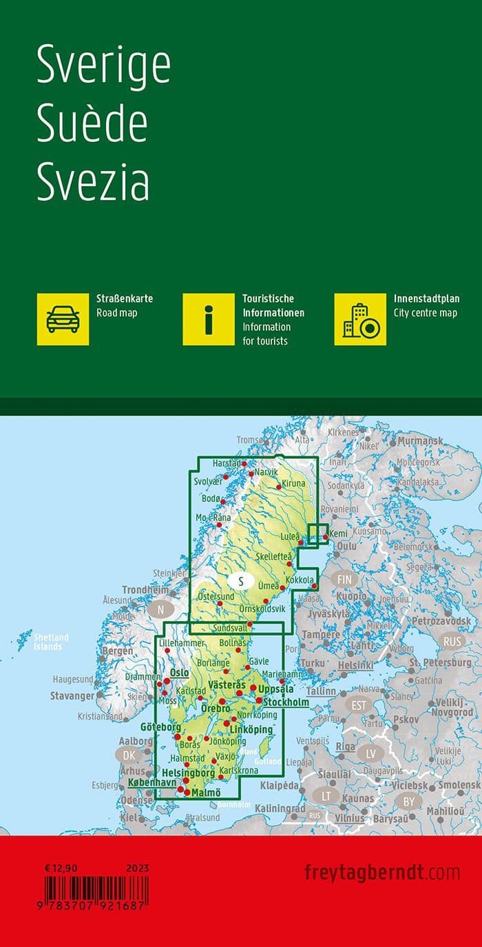 Sweden - Road Map - F&B