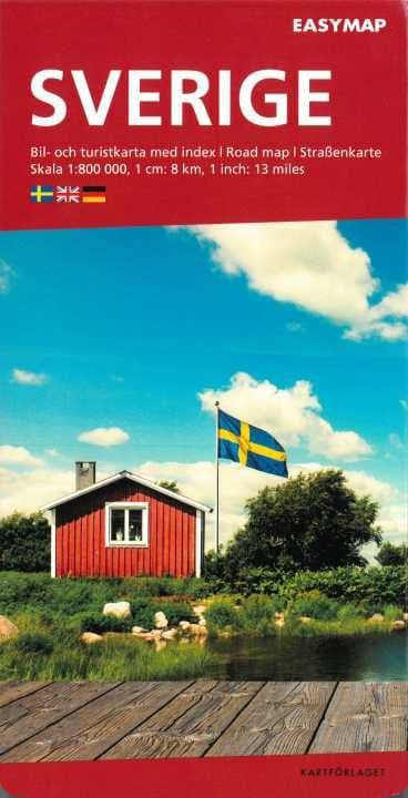 Sweden - Road Map - Kartforlaget SE 01