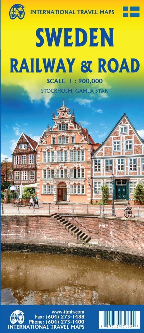 Sweden - Road & Rail - Travel Map - ITM