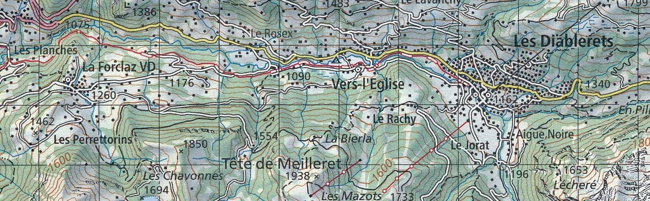 Swiss Survey 1 100 000 - 35 - Vallorbe