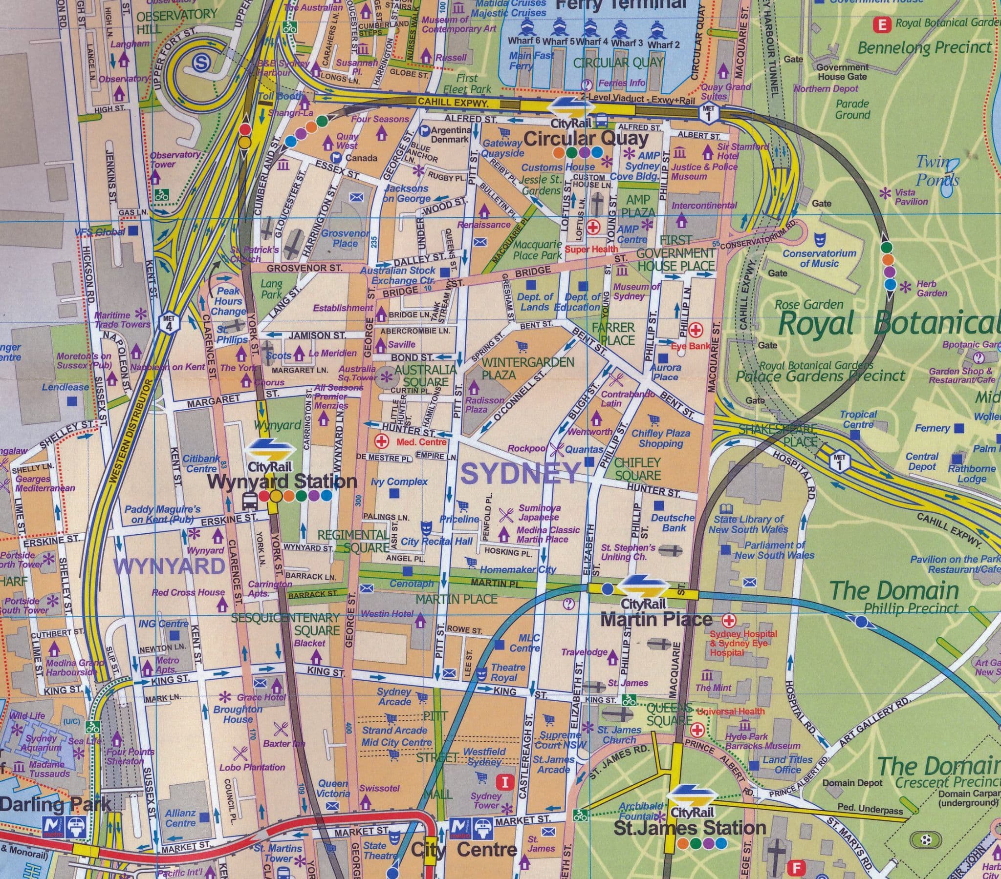 Sydney & SE Australia Tourist Map - ITM