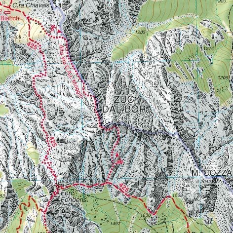 Tabacco 018 - Alpi Carniche Orientali - Canal del Ferro