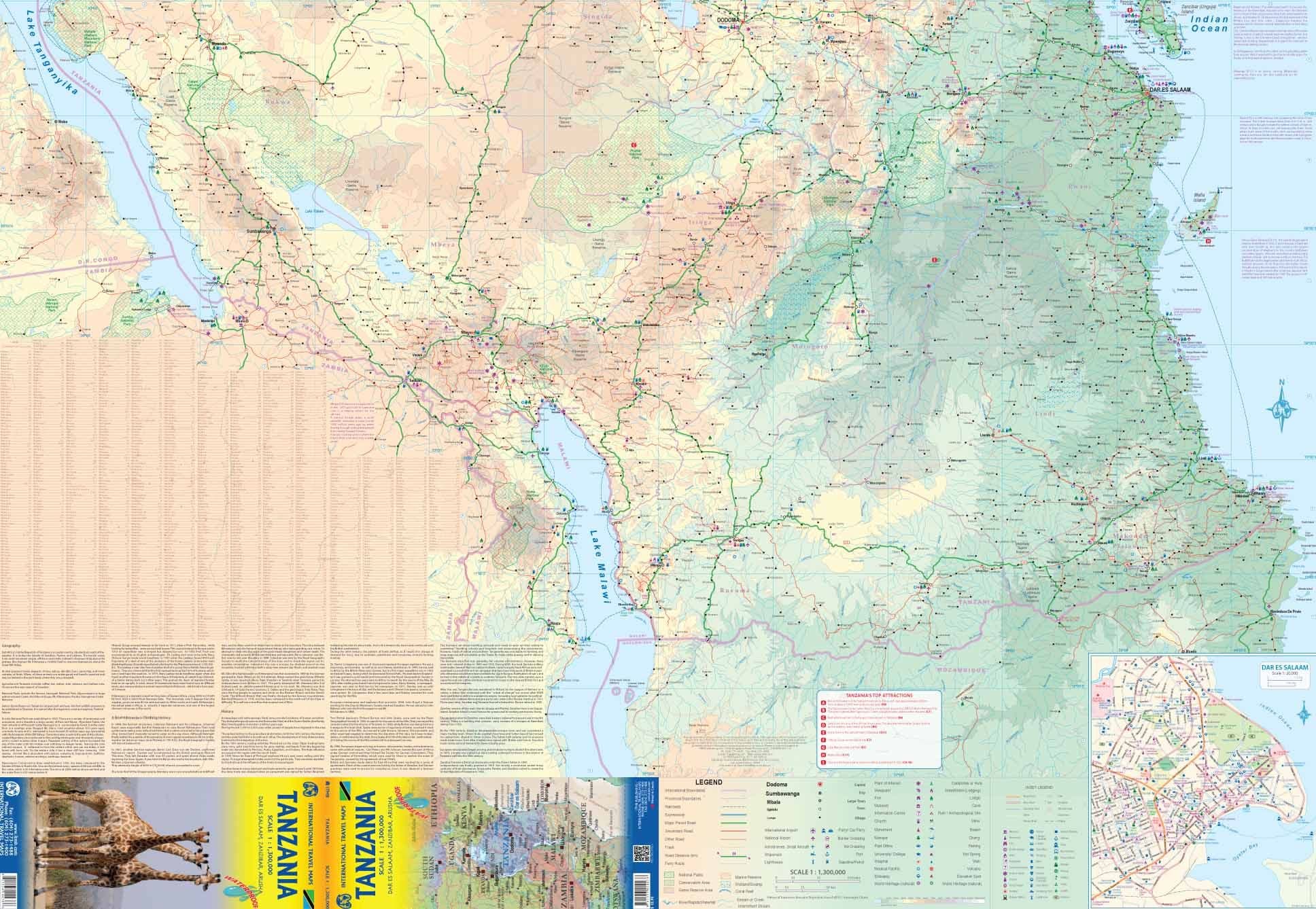Tanzania Travel Map