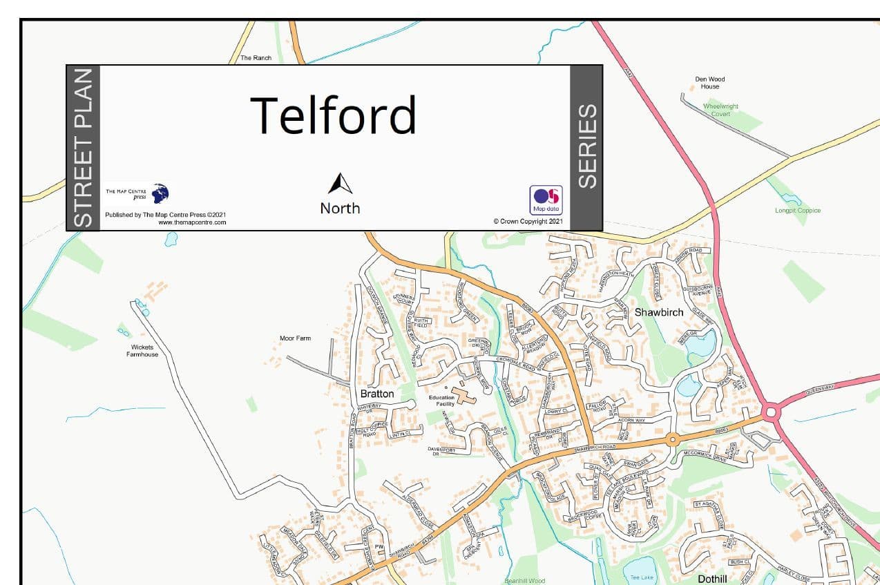Telford Street Map