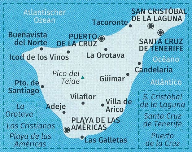 Tenerife - Kompass Hiking Map 233