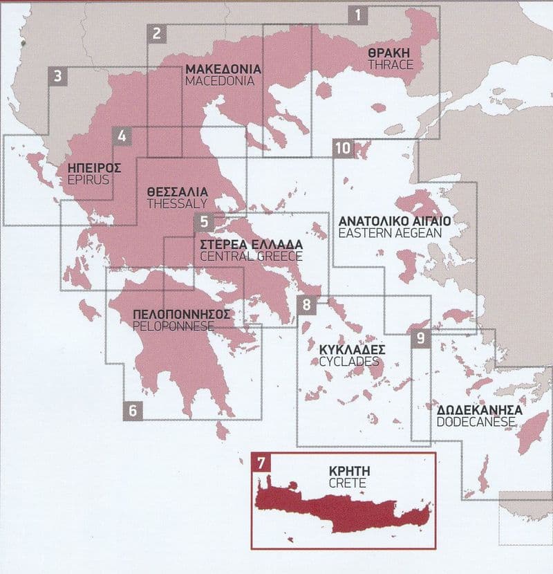 Terrain Road Map 7 - Crete